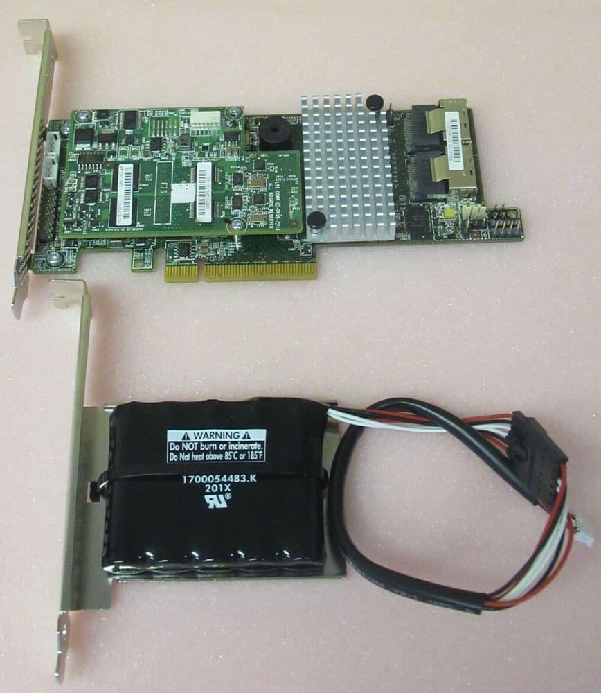 LSI MegaRAID MR SAS 9266-8i RAID 1GB Controller Card With Battery