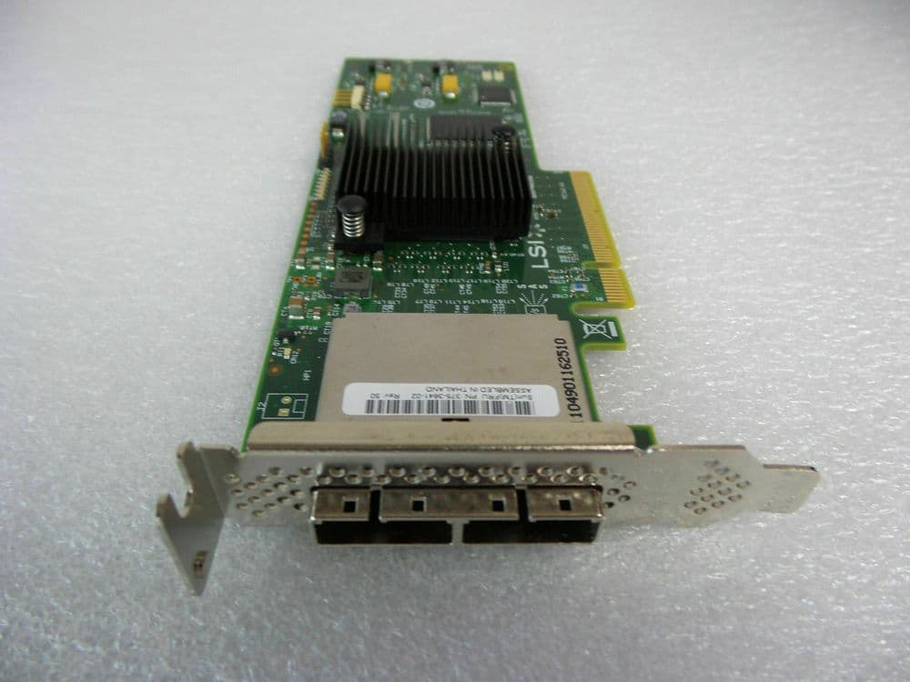 LSI MegaRAID SAS 9200-8e 6GB SAS SATA PCI-E x8 Controller HBA Card H3 ...
