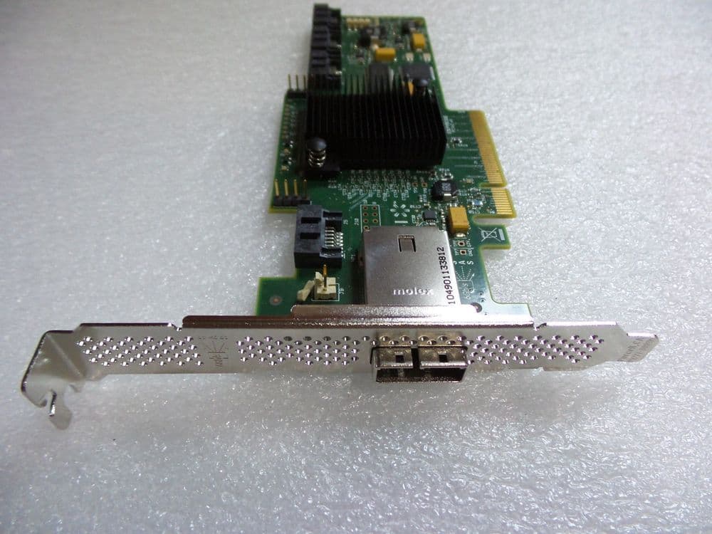 LSI SATA/SAS 9212-4i4e 6Gb RAID PCI HBA 4x Int SATA 1x Ext SFF-8088 L3 ...