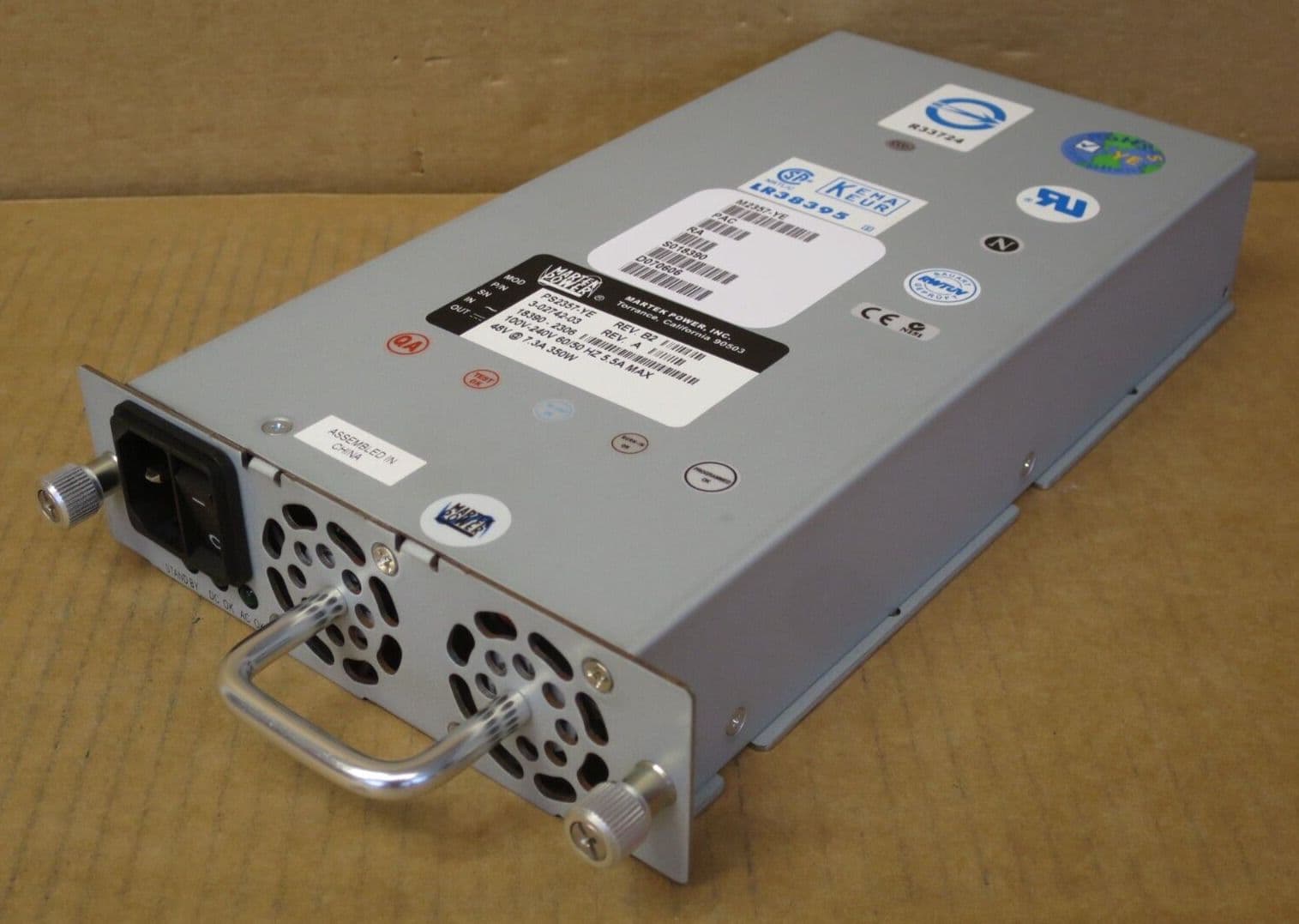 Martek Power 48v 7 3A 350W 100-240V Power Supply - 3-02742-03 for IBM ...