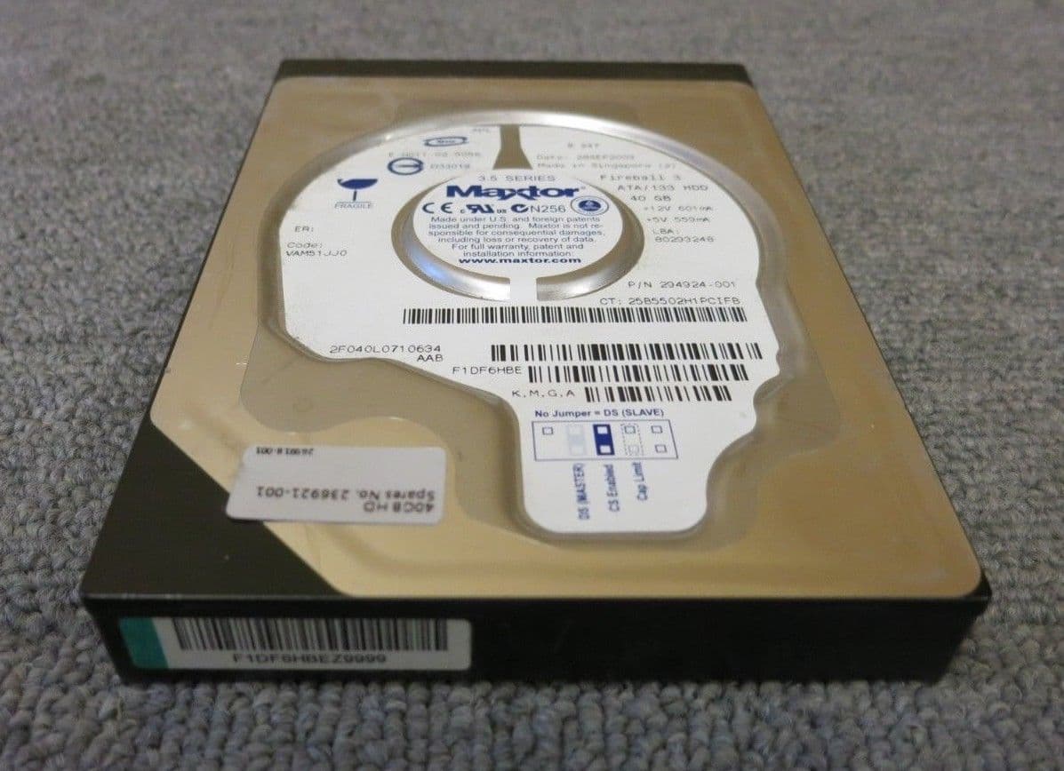 Maxtor 2F040L0 294924-001 FireBall3 40GB 5400RPM 2MB 3 5" ATA-133 ...