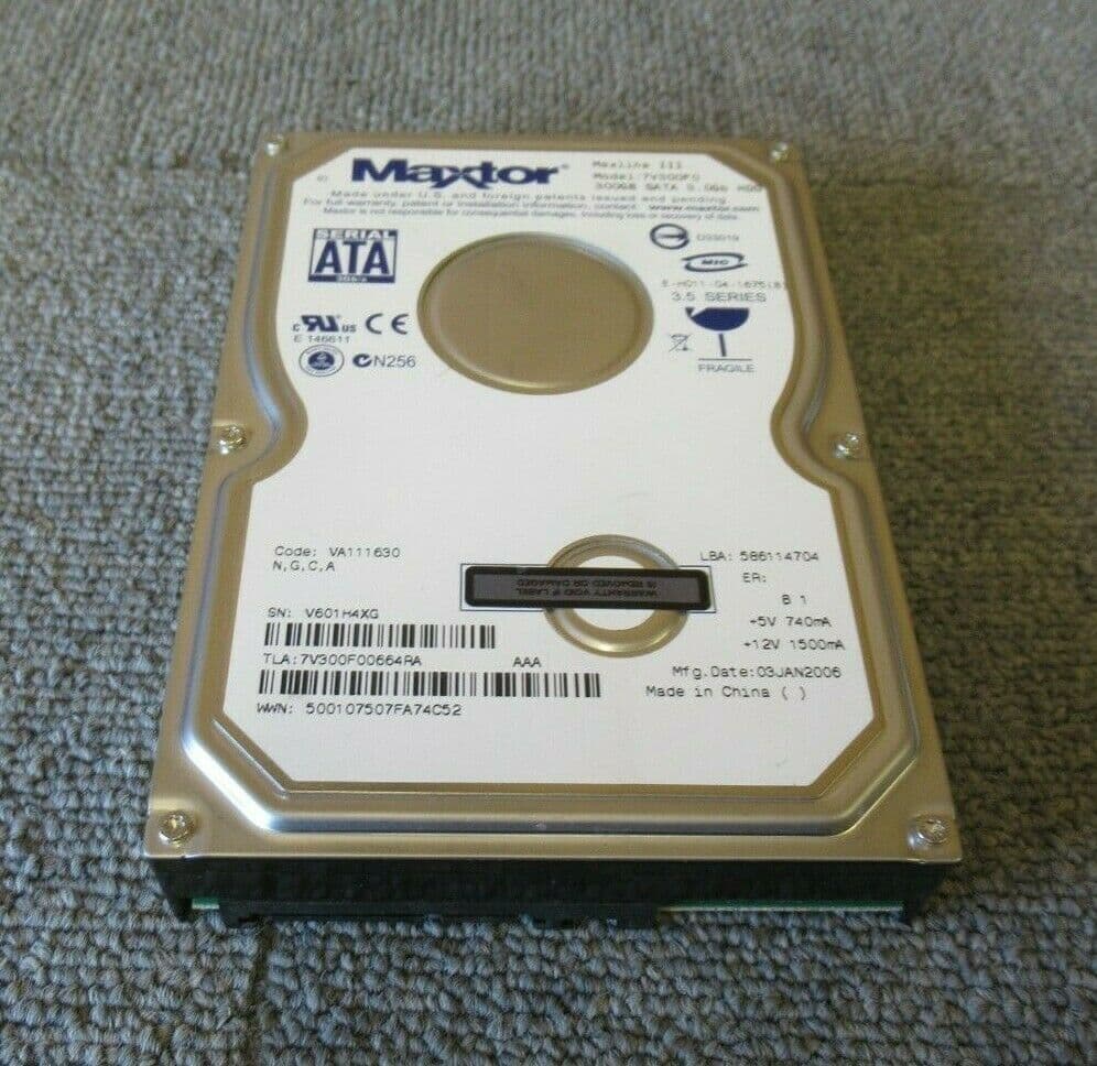 Maxtor 7V300F0 MaXLine III 300GB 7200RPM SATA 3Gbps 16MB 3 5" Internal HDD