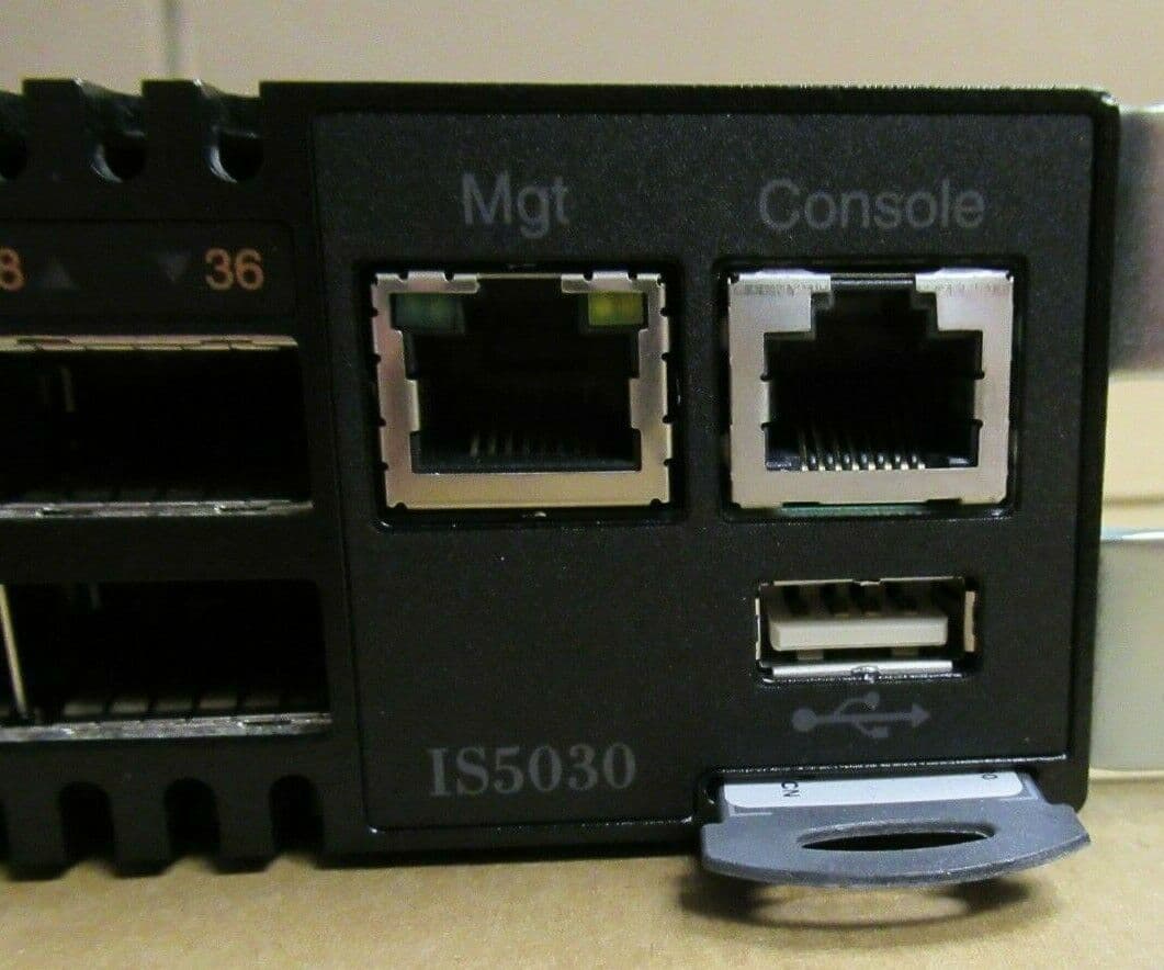 Mellanox IS5030 IS5031 36 Port 40GB QDR Infiniband Switch With 2 x PSU ...