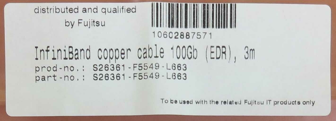 Mellanox Passive Copper Cable IB EDR up to 100Gb/s QSFP28 MCP1600-E003E26