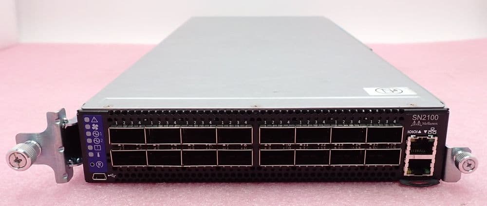 Mellanox Spectrum SN2100 16-Port 100GbE QSFP28 Ethernet Switch MSN2100 ...