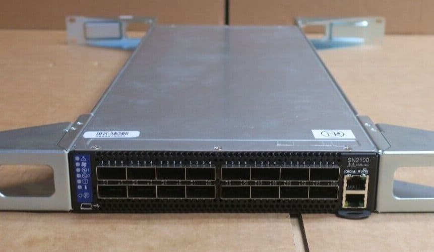 Mellanox Spectrum SN2100 16Port 100GbE QSFP28 Ethernet Switch MSN2100-CB2F Onyx