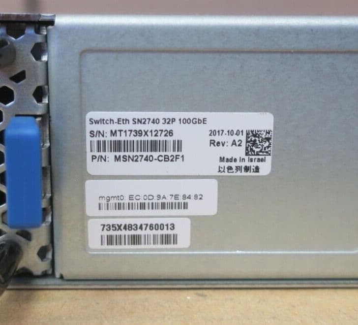 Mellanox Spectrum SN2740 32Port 100GbE QSFP28 Open Ethernet Switch ...