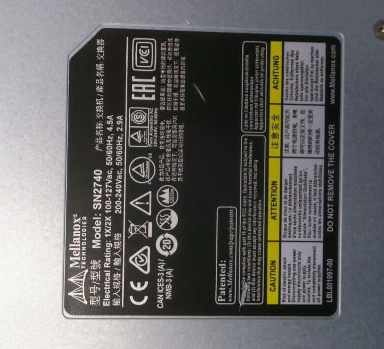 Mellanox Spectrum SN2740 32Port 100GbE QSFP28 Open Ethernet Switch ...