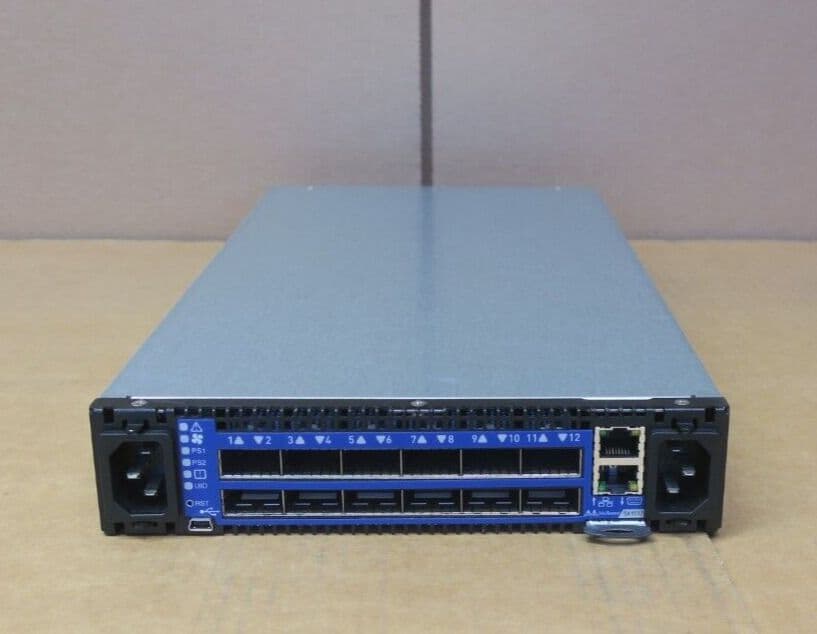 Mellanox SwitchX-2 SX1012 12x 40GbE QSFP Half-width Open Switch ...