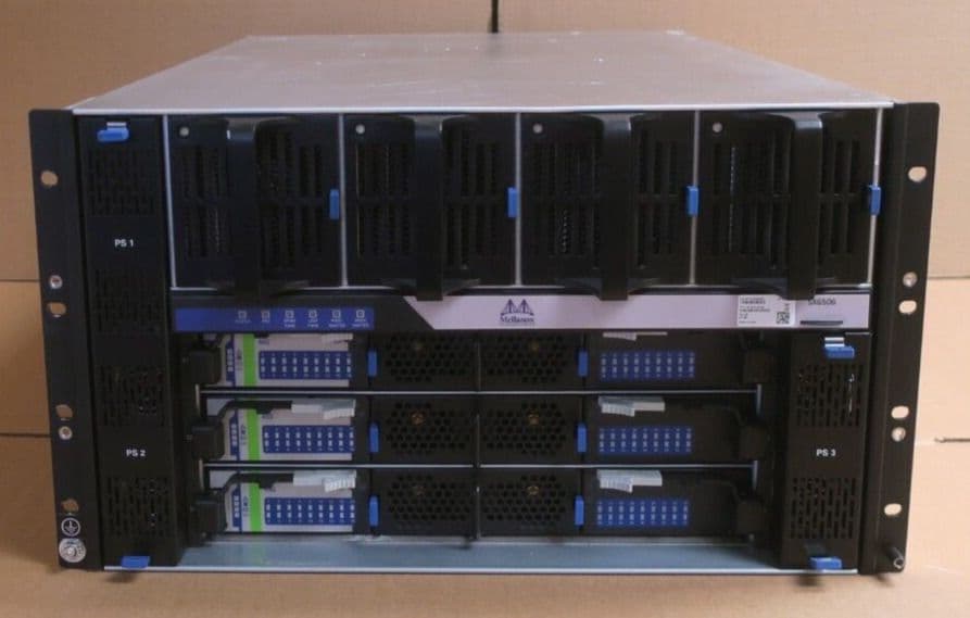 Mellanox SX6506 6U Switch Chassis 3x 40G Spine Board 3x 18Port Leaf ...
