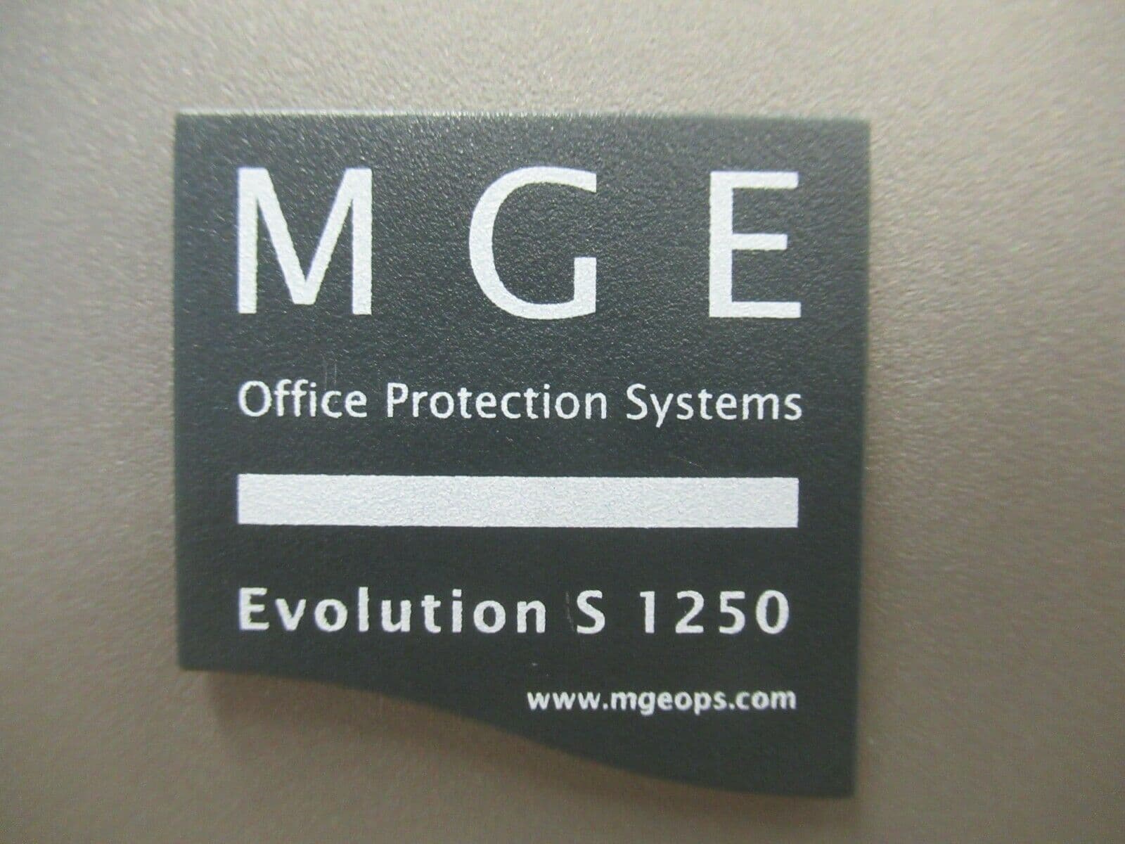 MGE Evolution S1250 1250VA 1150W Rack / Tower UPS Uninterruptible Power ...