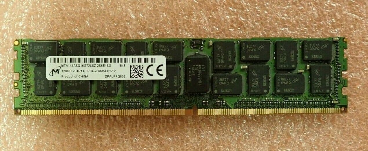 Micron 128GB DDR4 SDRAM 2666GT/s 288-LRDIMM MTA144ASQ16G72LSZ-2S6E1 ...