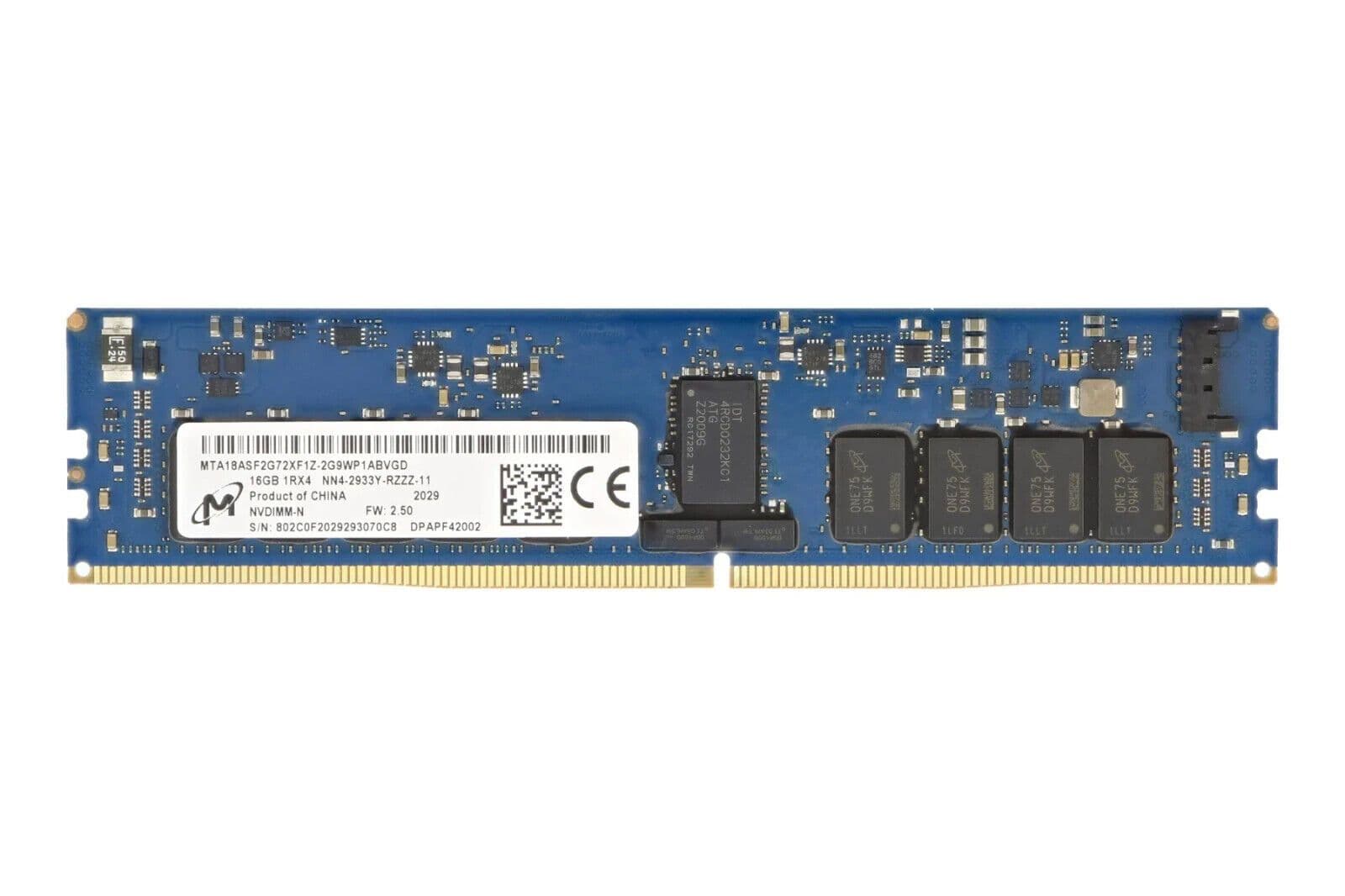 Micron 16GB 1Rx4 DDR4-2933 PC4-23400 ECC 288-Pin Server RAM ...
