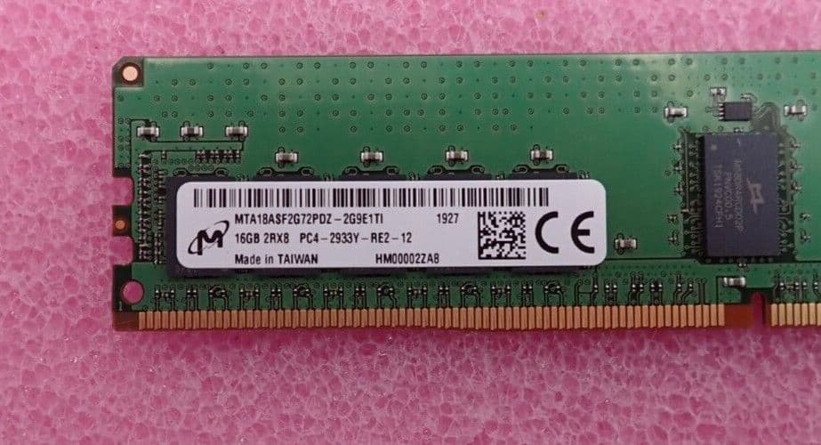 Micron 16GB 2Rx8 DDR4 PC4-2933Y ECC RDIMM 288P Server Memory ...