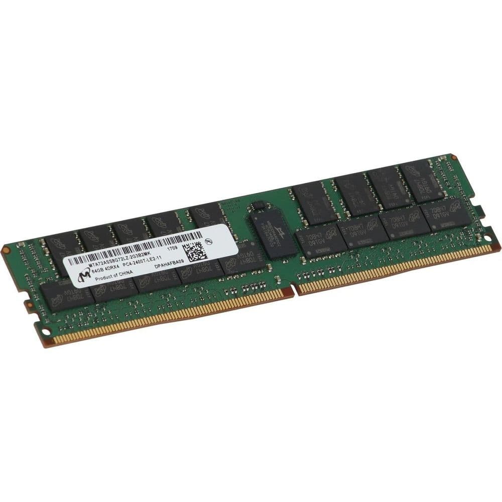 Micron 64GB 4DRx4 PC4-19200 DDR4-2400T ECC REG Memory MTA72ASS8G72LZ ...