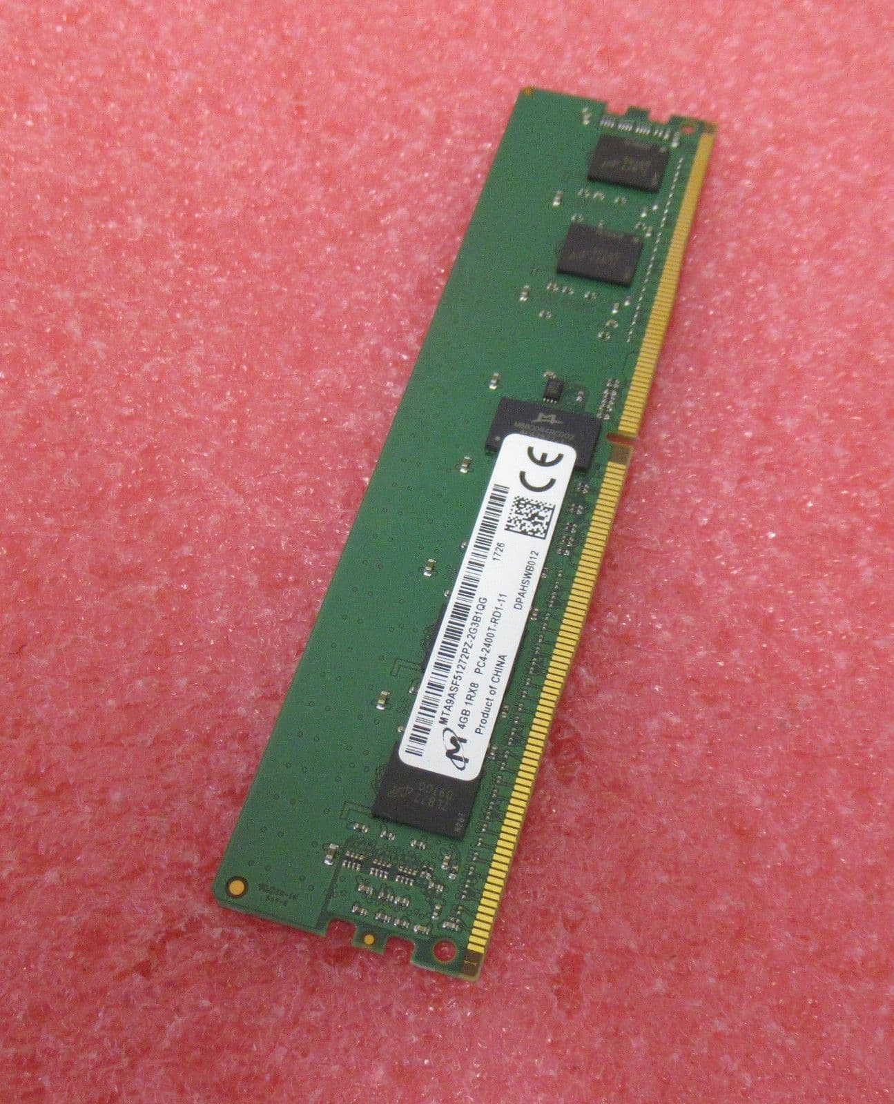 Micron MTA9ASF51272PZ-2G3 4GB PC4-19200 DDR4-2400MHz ECC CL17 288P 1 2V ...