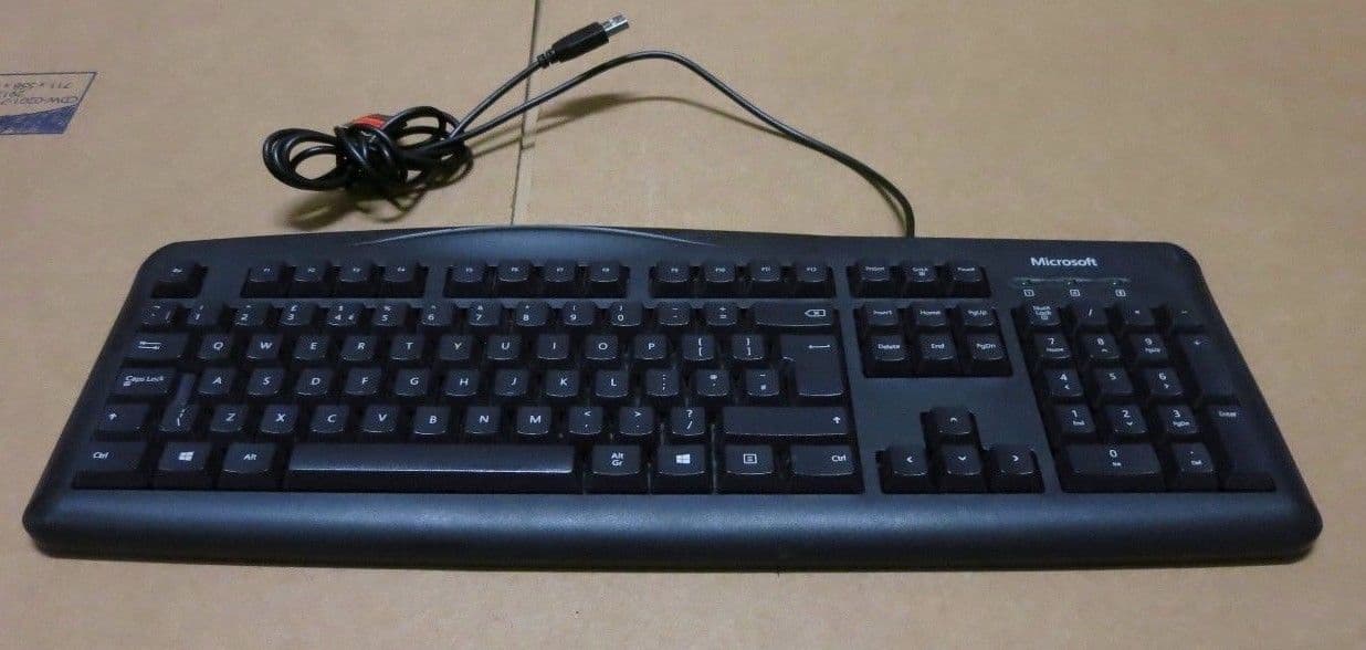 Microsoft Wired Keyboard 200 USB QWERTY English JWD-00032 Black