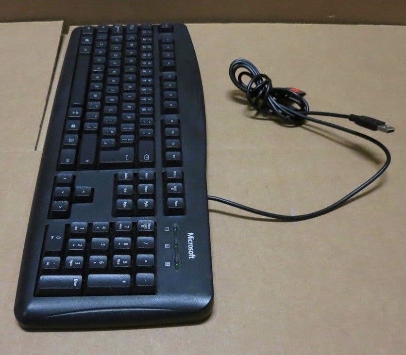 Microsoft Wired Keyboard 200 USB QWERTY English JWD-00032 Black
