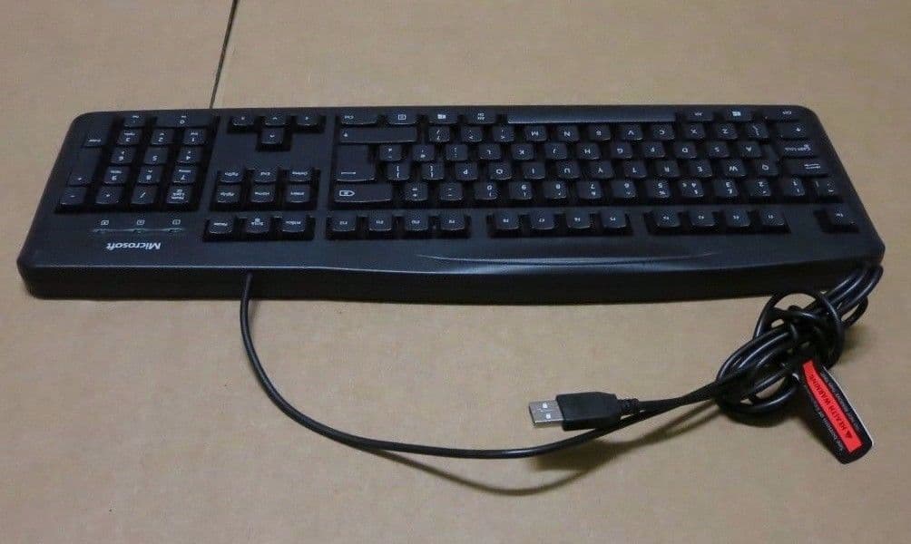 Microsoft Wired Keyboard 200 USB QWERTY English JWD-00032 Black