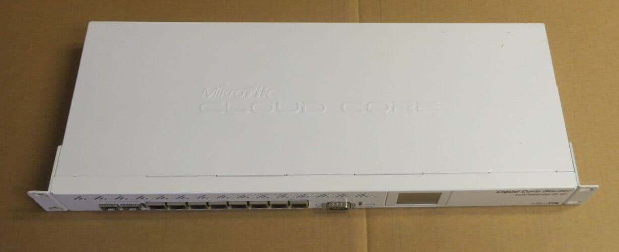 MikroTik Cloud Core Router 8x 1GbE 1x 1G SFP 1x 10G SFP CCR1009-8G-1S-1S