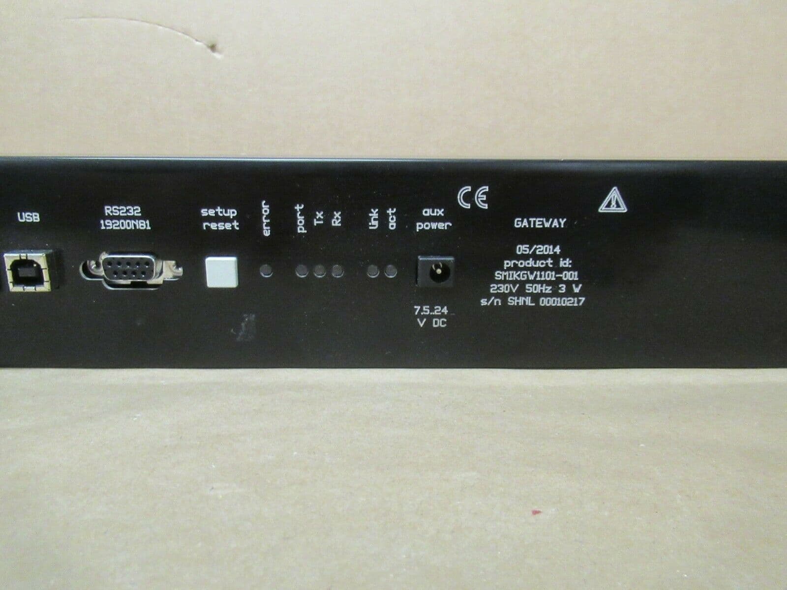 Minkels Gateway 230V 50Hz 3W Security Rackmount Device SMIKGW1101-001
