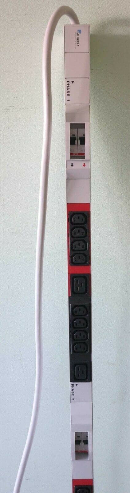 Minkels PDU 800 1661 6x C19 24x C13 Power Distribution Unit Rackmount ...