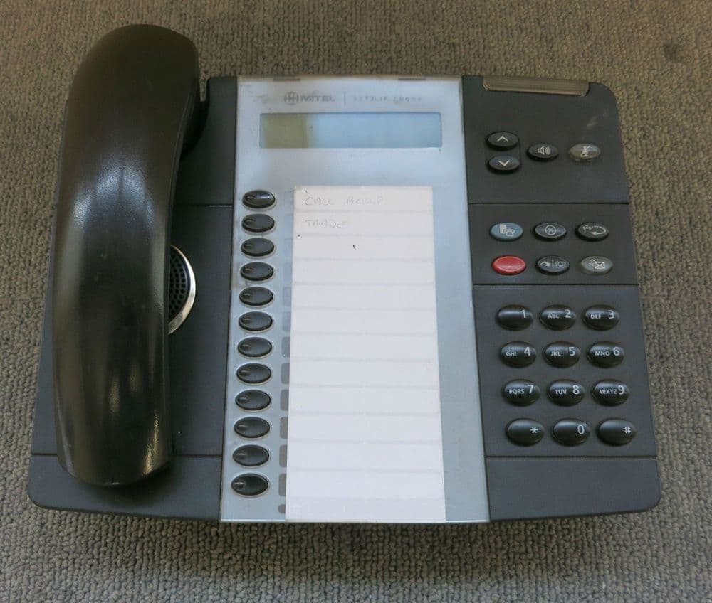 Mitel 5212 50004890 12 programmable keys Dual Mode IP VoIP Phone No ...
