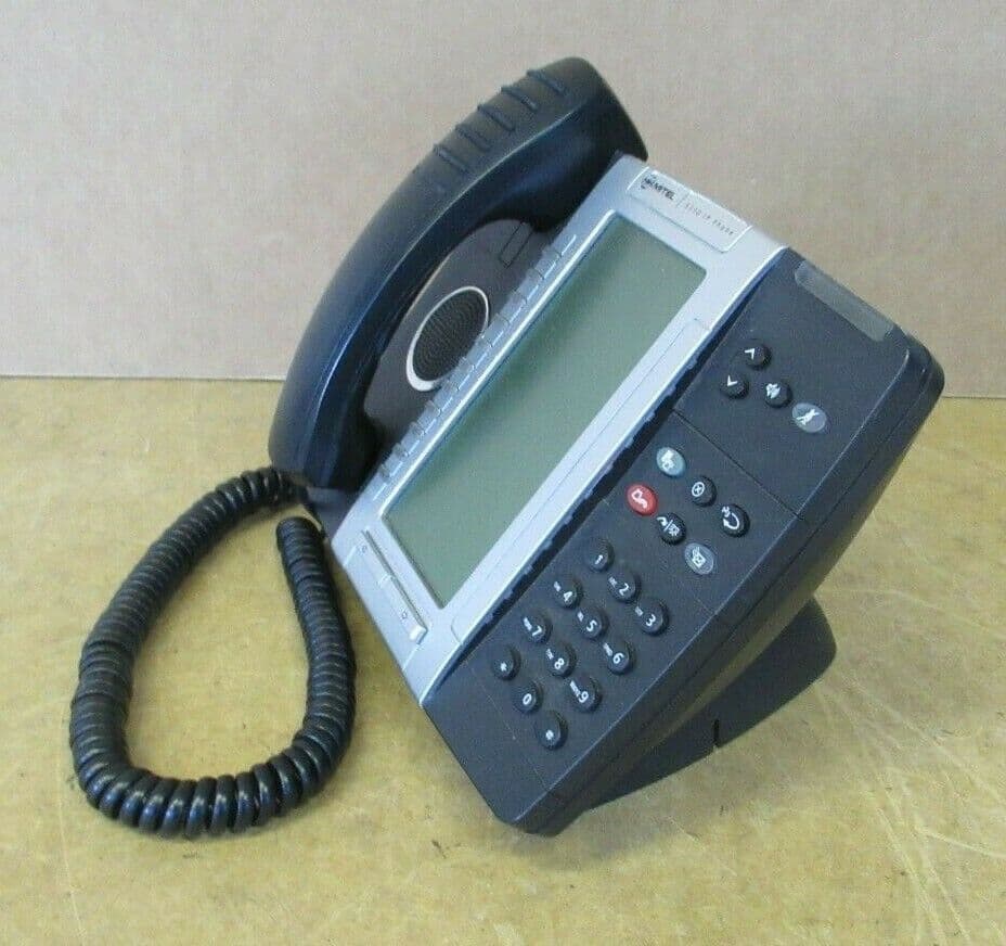 Mitel 5330 IP VoIP Phone Telephone Non-Backlit 50005070 56007821 With Stand