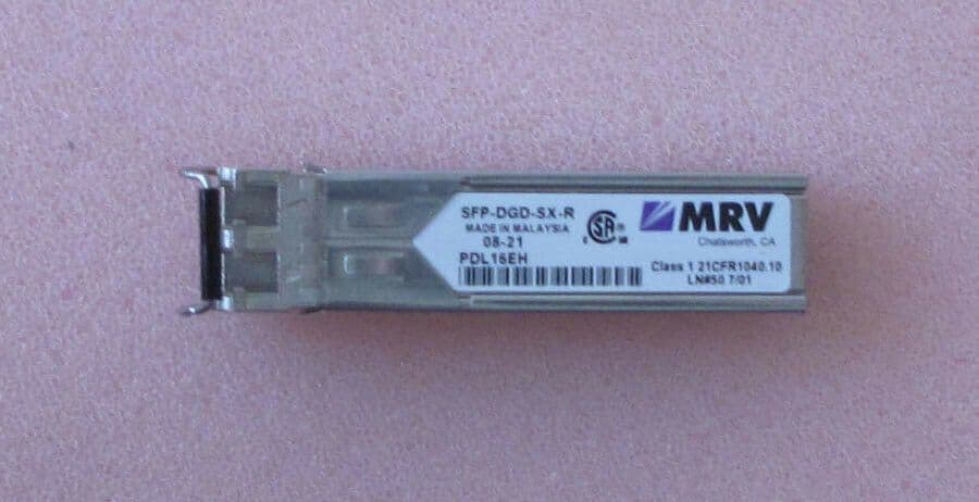 MRV SFP-DGD-SX-R SFP Gigabit 1000BASE-SX 850nm MMF Transceiver Module