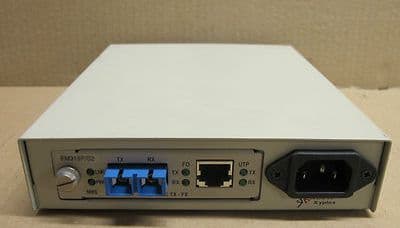 N Base Xyplex Single Slot Chassis Fiber Driver NC316BU-1AC & EM316 Module