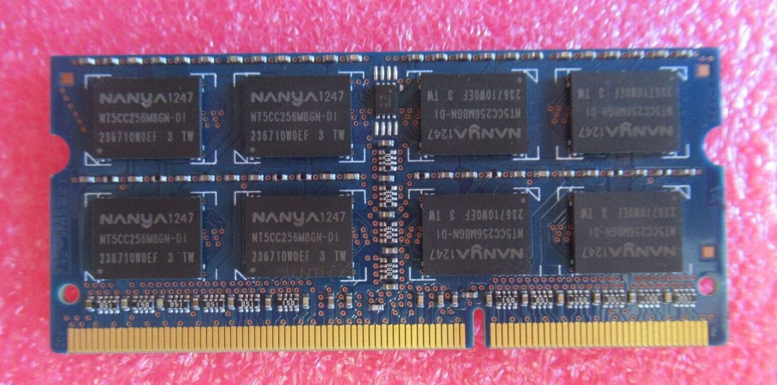Nanya NT4GC64B8HG0NS-DI 4GB PC3-12800 DDR3-1600MHz CL11 204-Pin SoDimm ...