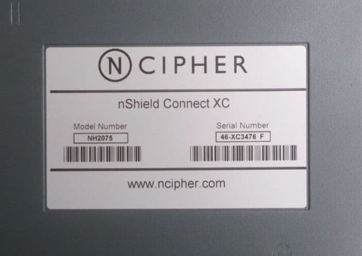 Ncipher nShield Connect XC NH2075 Hardware Security Module HSM ...