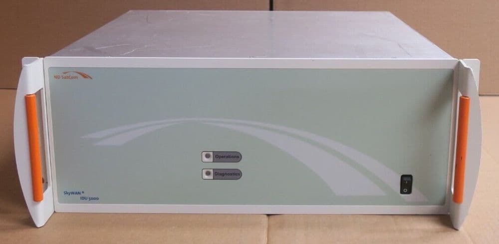 ND SatCom SkyWAN IDU 5000 Satellite Modem W/ 1x UIM 2x SIC DEMOD 1x MOD ...