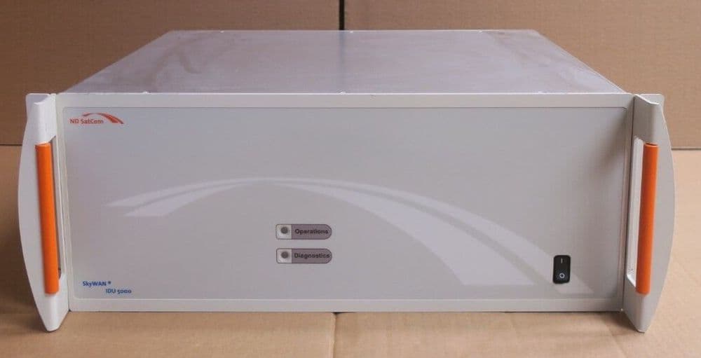 ND SatCom SkyWAN IDU 5000 Satellite Modem W/ 1x UIM 2x SIC DEMOD 2x MOD ...