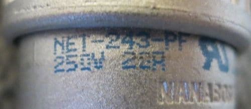 NET-243-PF Straight To NET-243-PM Straight 3 Core 370mm NET Series Cable