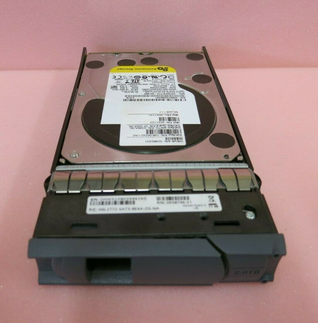 NetApp 108-00242-A0 46X1133 2TB 7200RPM SATA 3Gbps 3 5-inch Internal ...