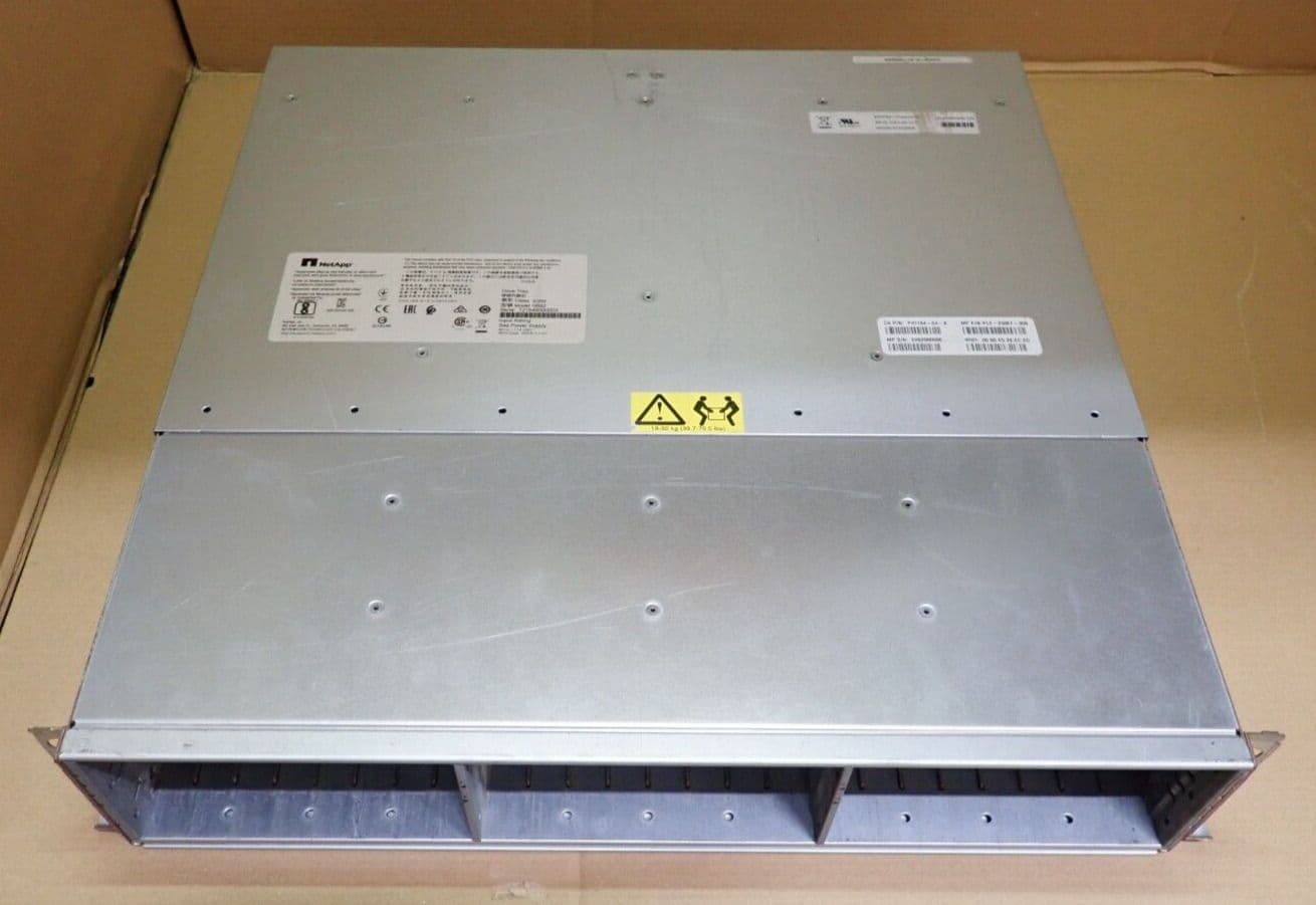 NetApp DE5600 24-Bay Expansion Array E-X5681A-QS-R6 Dual Controller ...