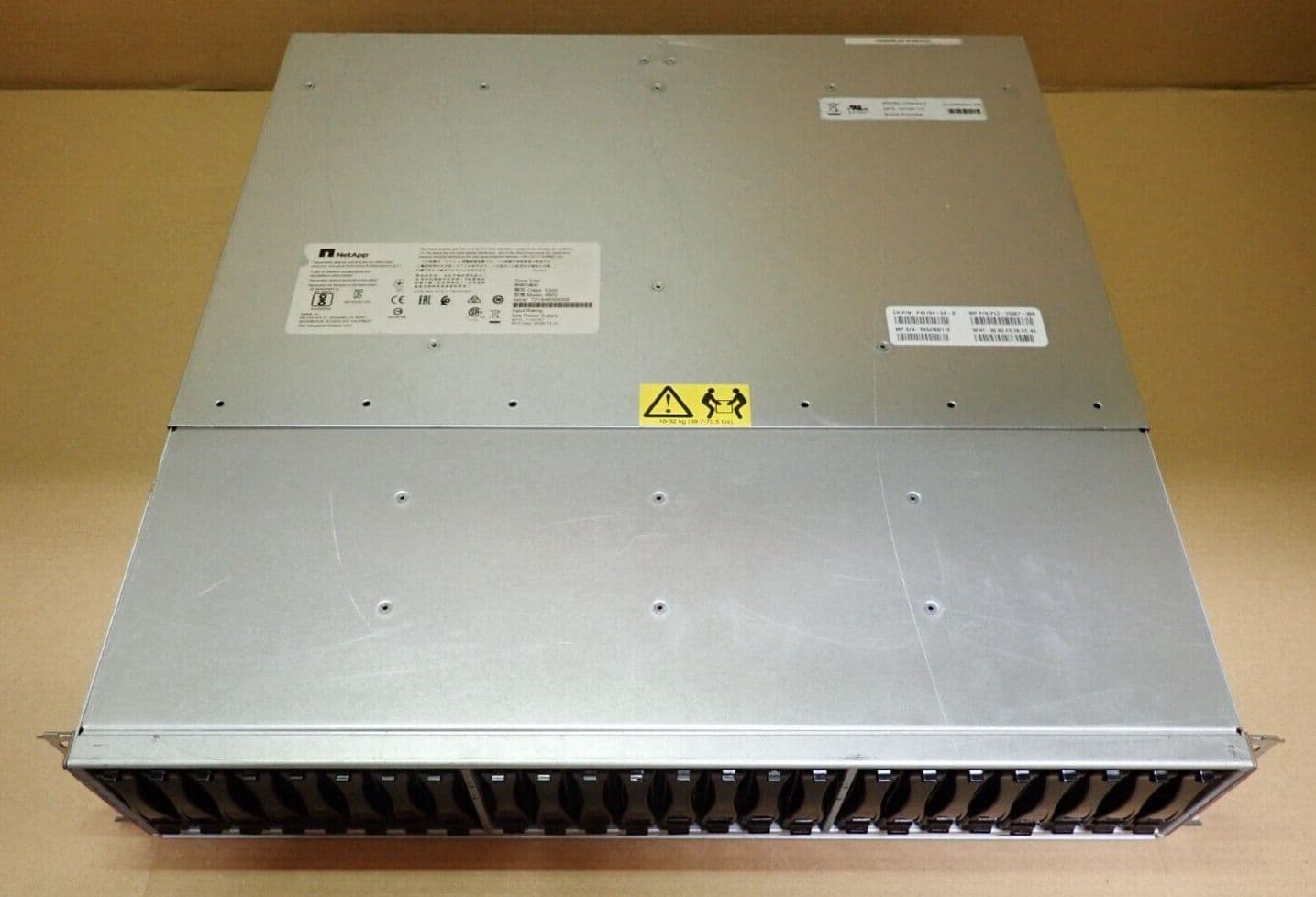 NetApp DE5600 24-Bay Storage Array with 24x 3 2TB SSD Dual Controller ...