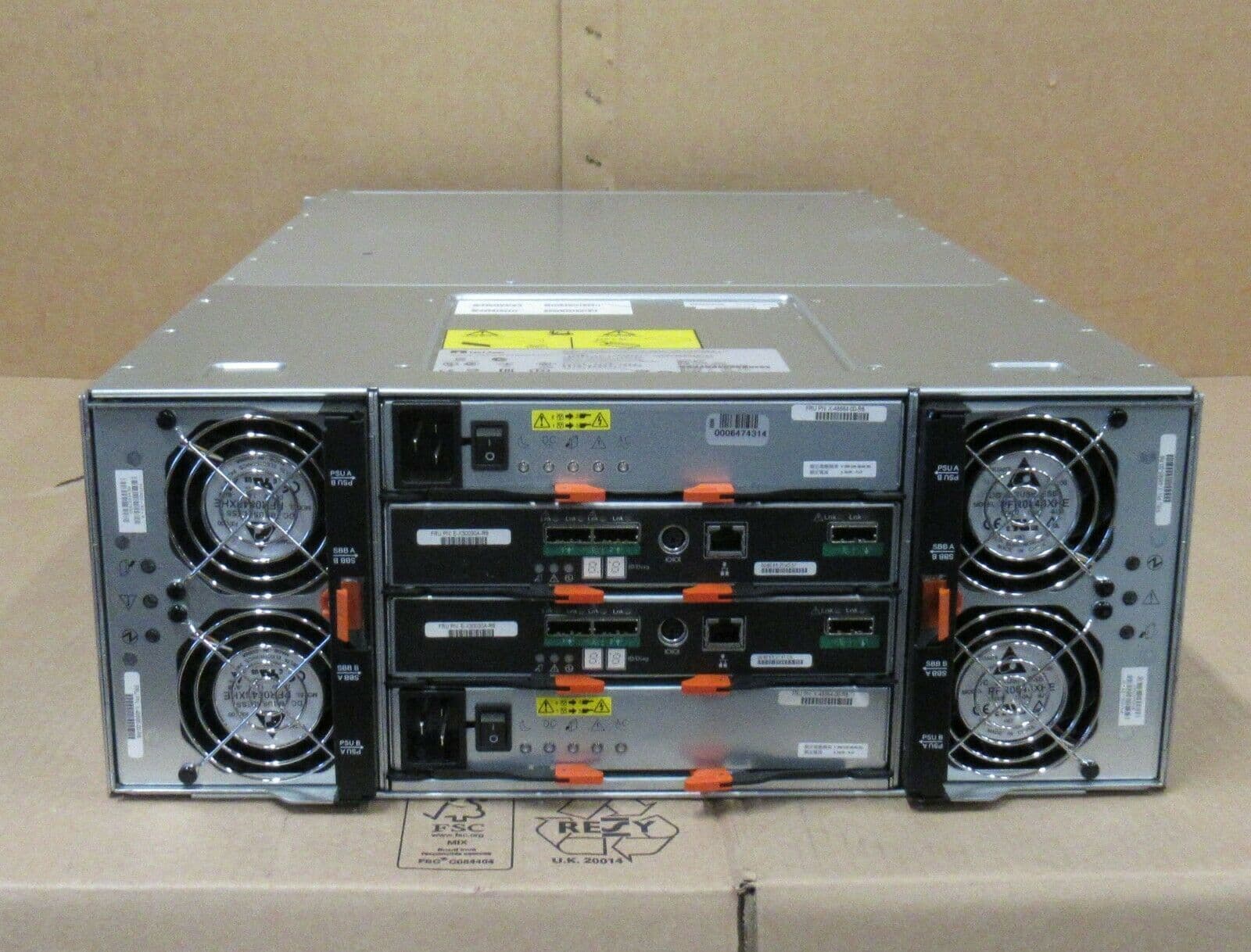 Netapp DE6600 Storage Enclosure 60x 3 5" HDD Bay 2x ESM E-X30030A-R6 ...