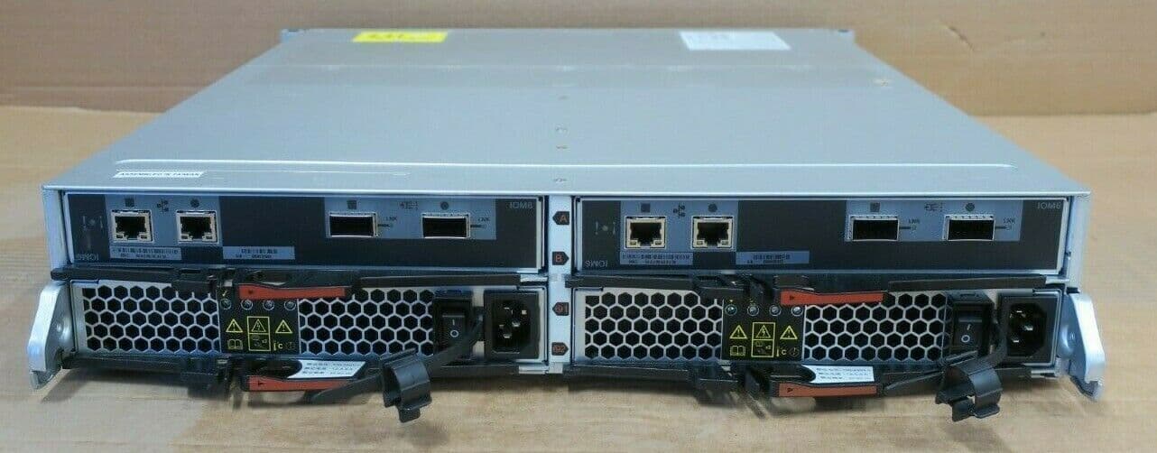 NetApp DS2246 Disk Shelf with 24x 600GB SAS 2 5" Hard Drives 2x IOM6 2x ...
