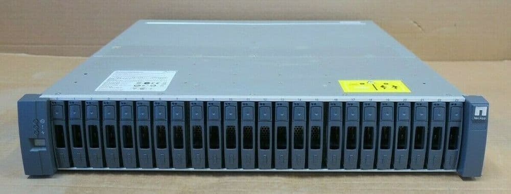 NetApp DS2246 Disk Shelf with 24x 600GB SAS 2 5" Hard Drives 2x IOM6 2x 750W PSU