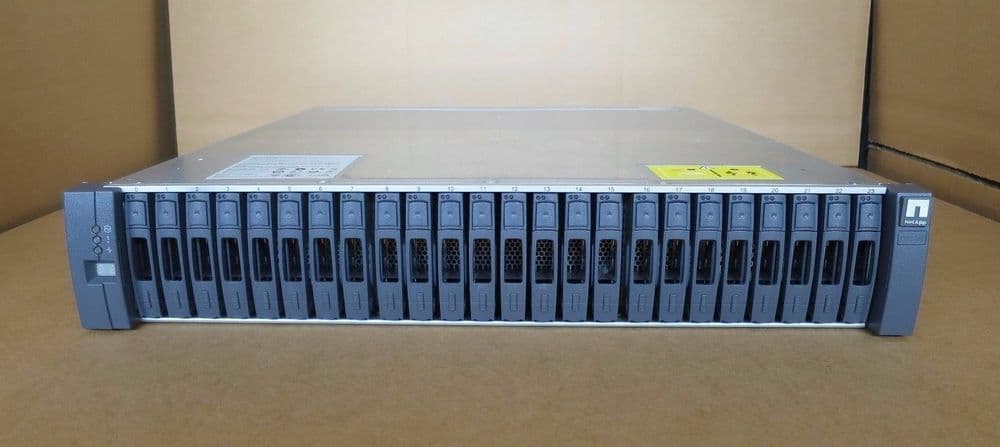 NetApp DS2246 Disk Shelf with 24x 600GB SAS X422A-R5 Hard Drives 2x ...