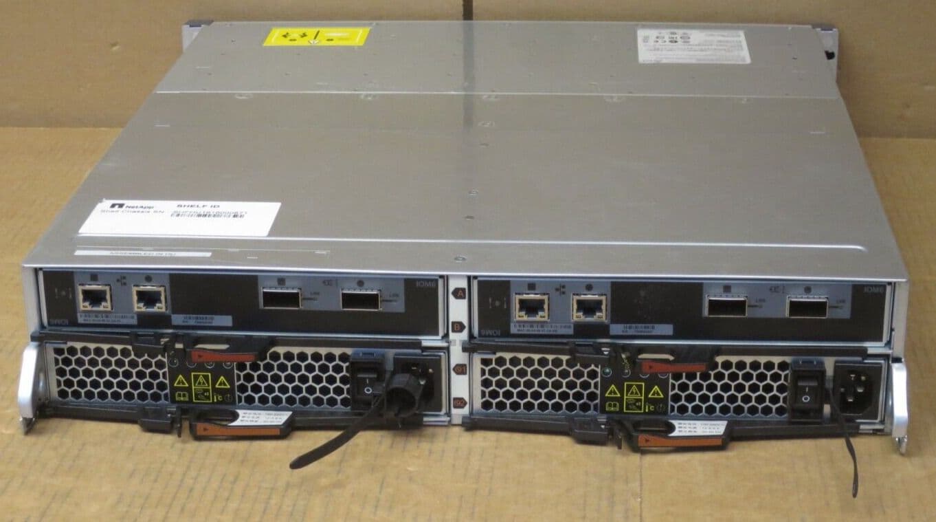 NetApp DS2246 NAJ-1001 Disk Array 24x 1 2TB 10K SAS X425A-R6 2x IOM6 SAS Modules