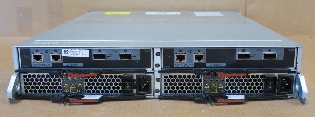 NetApp DS2246 NAJ-1001 Disk Array 24x 450GB HDD 2x IOM6 Control Modules ...