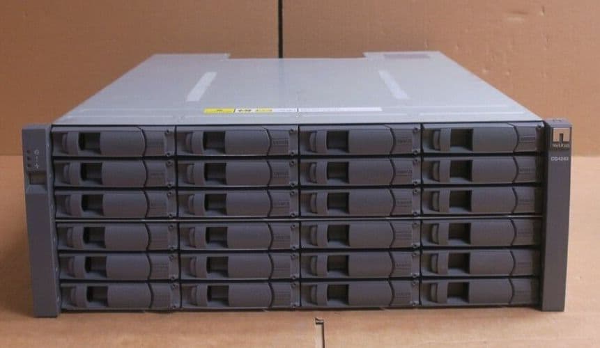 Netapp Ds4243 24 Bay Disk Shelf 20x 600gb 15k Sas Hdd 2x Iom3 Controllers 4x Psu