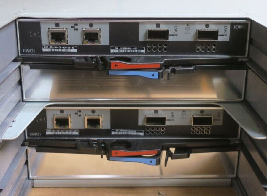 NetApp DS4243 24-Bay Disk Shelf 20x 600GB 15K SAS HDD 2x IOM3 ...