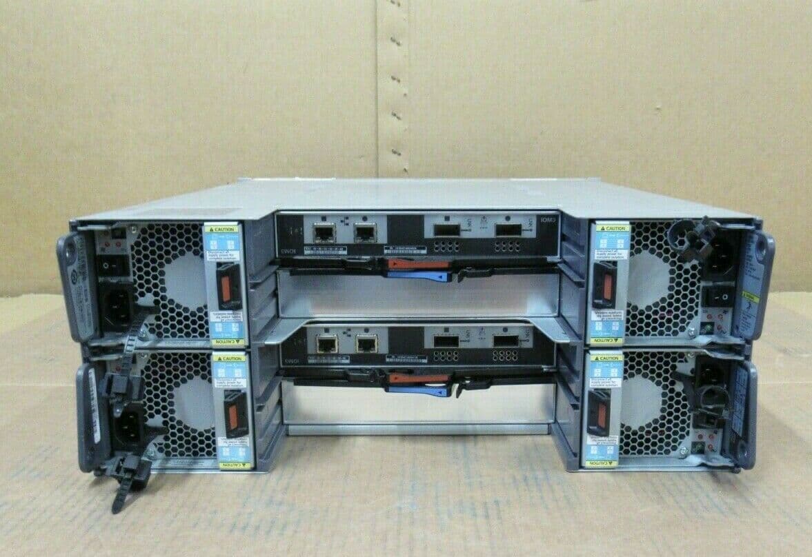 NetApp DS4243 430-00048 A0 7 2TB SAS HDD 2x IOM3 Controllers 2x PSU Shelf Array