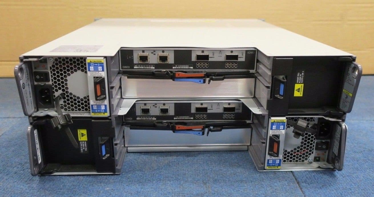 NetApp DS4243 430-00048 C1 - 18 8TB SAS HDD 2x IOM3 2x PSU Controllers Shelf