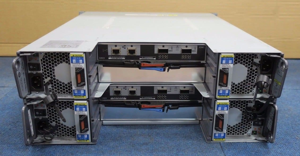 NetApp DS4243 430-00048 C1 - 21TB SAS HDD 2x IOM3 4x PSU Controllers Shelf