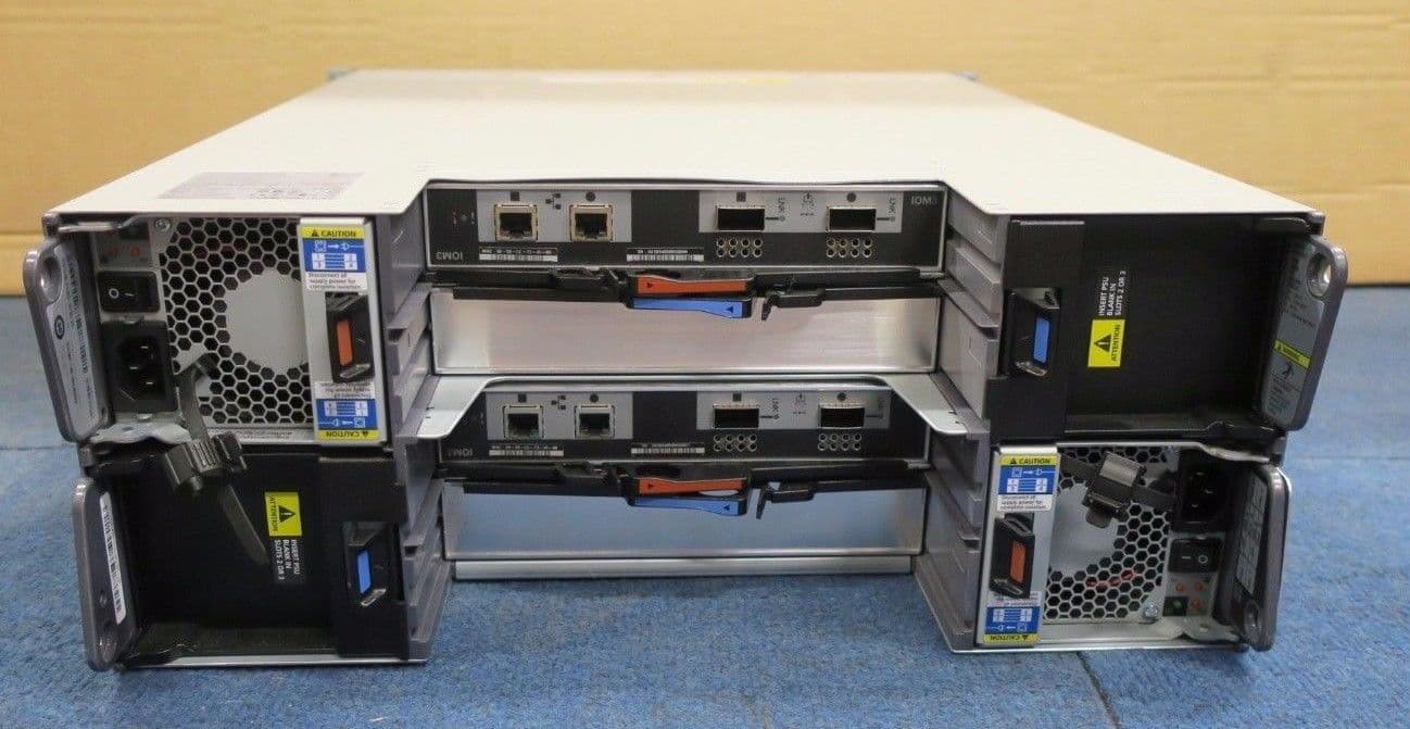 NetApp DS4243 430-00048 C1 - 43TB SAS HDD 2x IOM3 2x PSU Controllers Shelf